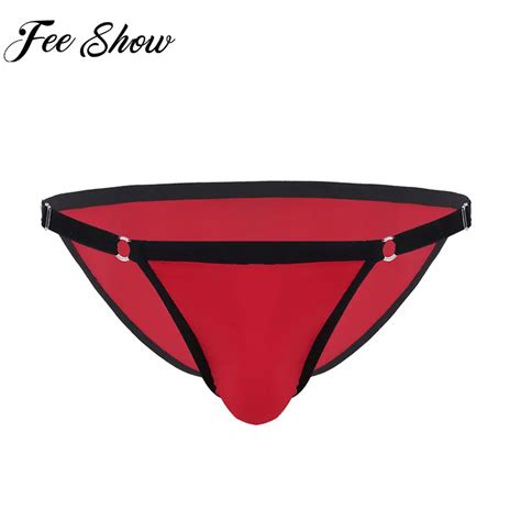 Buy Mens Ice Silk Briefs Male Lingerie Adjustable