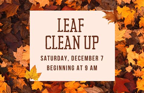 Leaf Clean Up — Unity Community Church