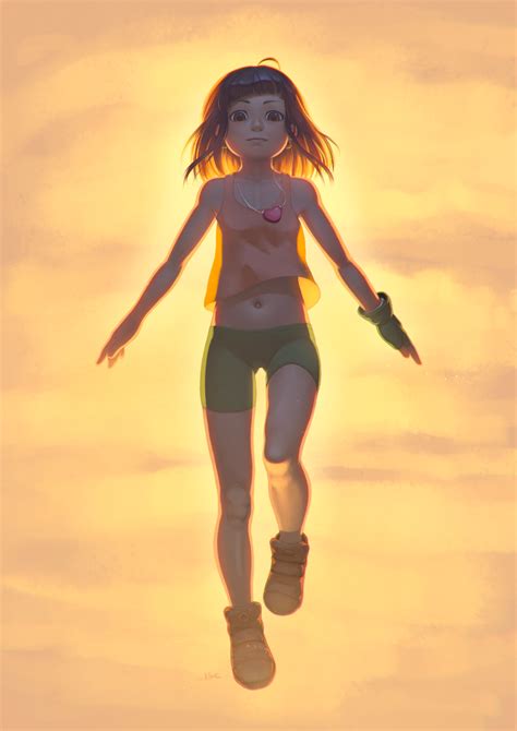 Alkemanubis Carla Alba Original Highres 1girl Ahoge Bike Shorts Borrowed Character Brown