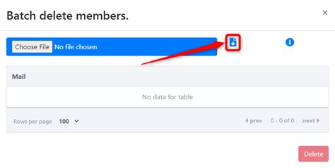 Delete A Batch Of Members With Csv Yubion Portal Guide