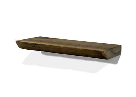 Walnut Live Edge Floating Shelf