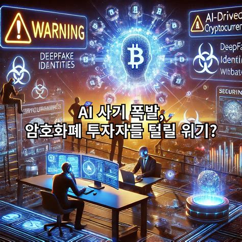 Ai 사기 폭발 암호화폐 투자자들 털릴 위기
