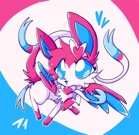 My Sylveon Sona Heart Wings By Zerukyy On Deviantart