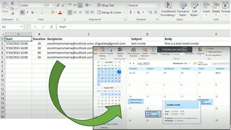 Excel Macro Class Send Meet Invites From Excel Vba Macro
