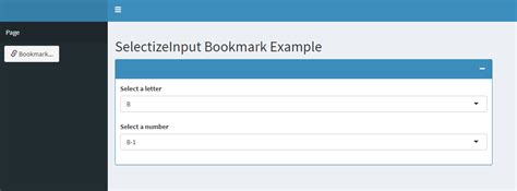 R Shiny Bookmark Cannot Restore The Selectizeinput Stack Overflow