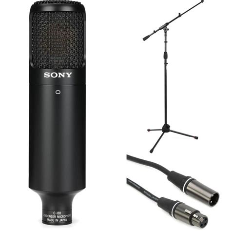 Sony C Condenser Microphone With Stand And Cable Sweetwater