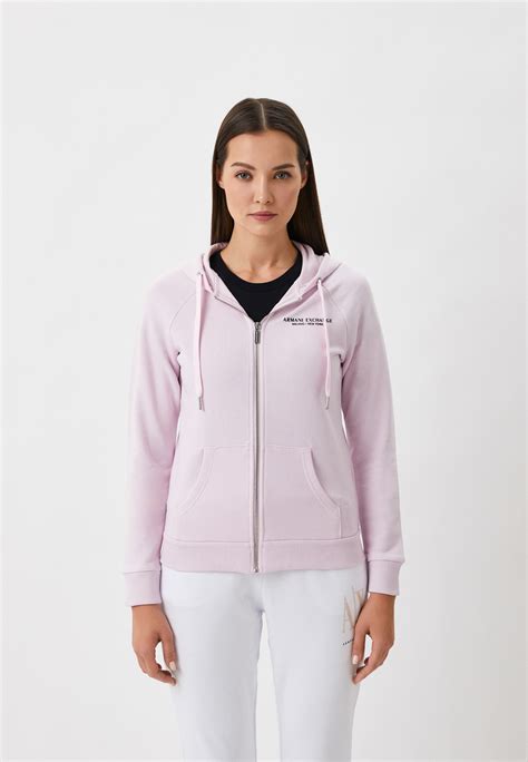 Толстовка Armani Exchange, цвет: розовый, RTLACF282801 — купить в ...