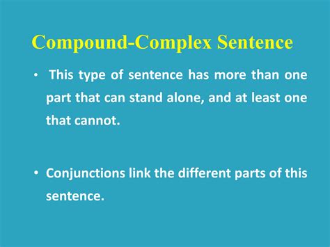 Sentence Structure Types Sentences Types Ppt