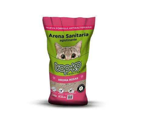 Arena Aglutinante Topk9 Aroma Rosas 25kg Ahorro Punto Pet