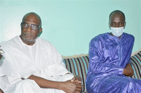 Visite Amadou Bâ Et Babacar Ngom Sedima Présentent Leurs Condoléances