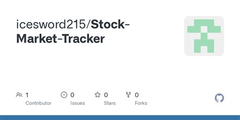 GitHub Icesword215 Stock Market Tracker