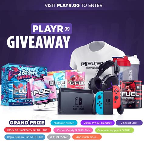G Fuel On Twitter Giveaway Alert We Ve Teamed Up With Our