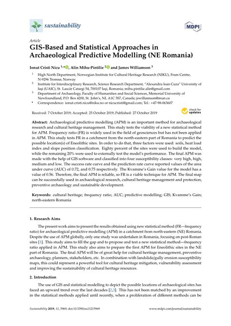 pdf gis based and statistical approaches in archaeological predictive