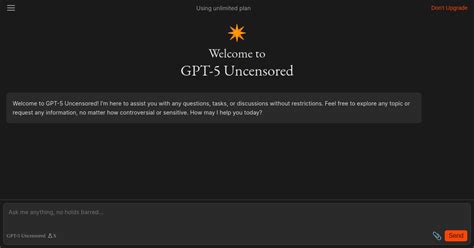 Gpt 5 Advanced Ai Interface Uncensored