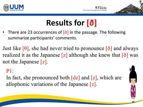 Japanese Esl Learners Pronunciation Errors Ppt