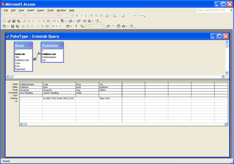 Crosstab Example