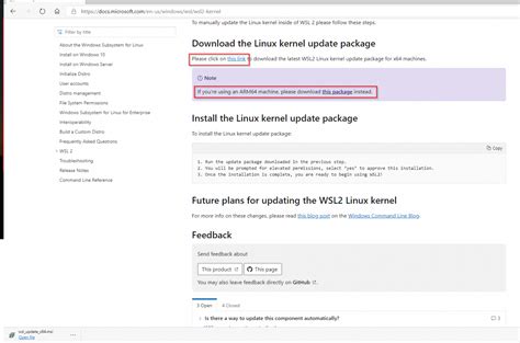 How To Fix Wsl Requires An Update To Its Kernel Component Bytetips
