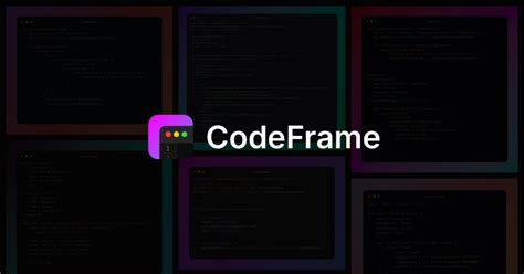 Codeframe — Turn Code Into Beautiful Visuals Kevin Hermawan