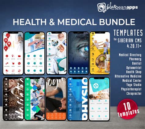 Health And Medical Bundle Siberian Cms Features And Modules