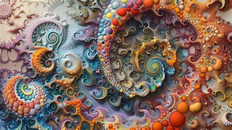 Un Cuadro Colorido Con Una Gran Variedad De Formas Y Colores Diferentes