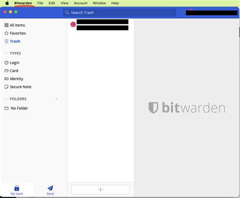 Bitwarden Macos App Toolbar Not Workingshowing Rbitwarden