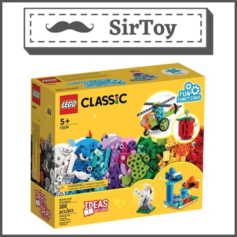LEGO Classic 11019 Bricks And Functions 500 Pieces Shopee Malaysia