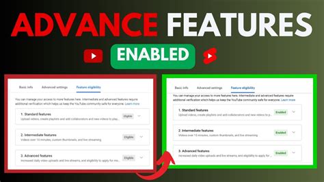 Youtube Advanced Features Advanced Settings Youtube Youtube