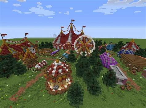 Carnival Imgur Minecraft Creations Cool Minecraft Creations