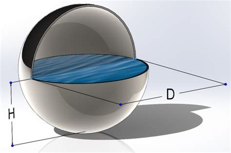 Volume Calculator And Equations Spherical Tanks Hi Data Tool Calculator