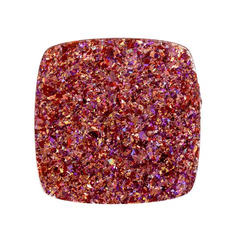 532 Valentines Red Chunky Flake Glitter Cast Acrylic Sheets Custom