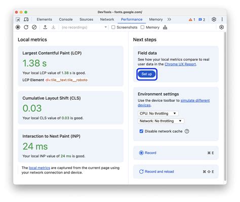 パフォーマンス パネル ウェブサイトのパフォーマンスを分析する Chrome Devtools Chrome For Developers