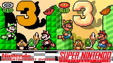 Super Mario Bros 3 Nes Vs Snes Graphics Comparison ᴴᴰ Youtube