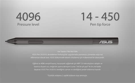 ASUS Pen SA201H MMP 2 0 Kalem Siyah 90XB06PN MTO030 Fiyatı Yorumları