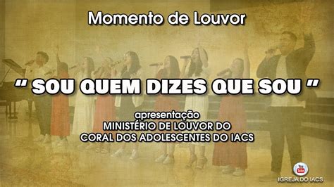 SOU QUEM DIZES QUE SOU Who You Say I Am Hillsong Cover YouTube