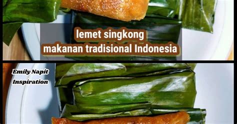 Resep Lemet Singkong Makanan Tradisional Indonesia Oleh Emily Napit