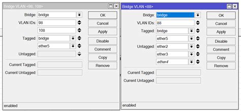 Connecting The Bridge To A Vlan Beginner Basics Mikrotik Community