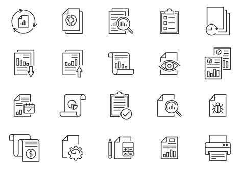 Premium Vector Report Icon Vector Illustration Settings And Analysis Icon On Isolated