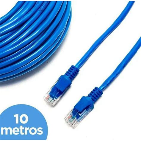 Cabo De Rede 10 Metros X Cell Patch Cord CAT 5E Azul XC CR 10M