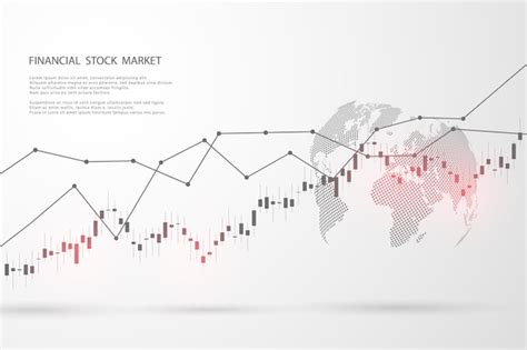 Gráfico Do Mercado De Ações Ou Gráfico De Negociação Forex Para
