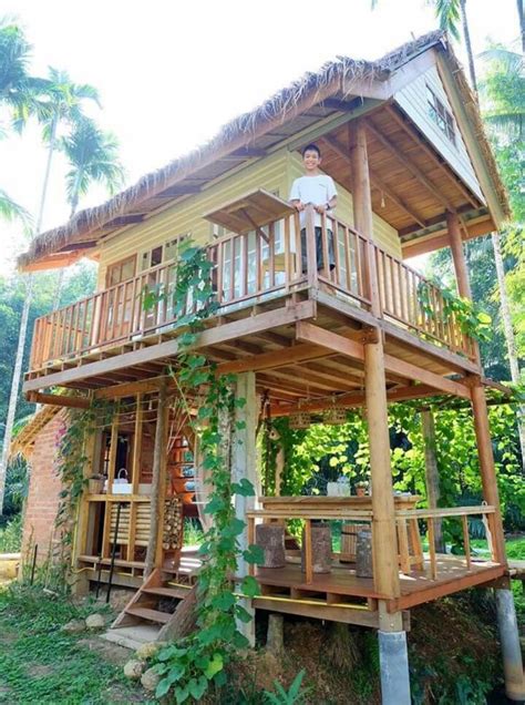 Pin On Microliving Modern Filipino House Bamboo House Design