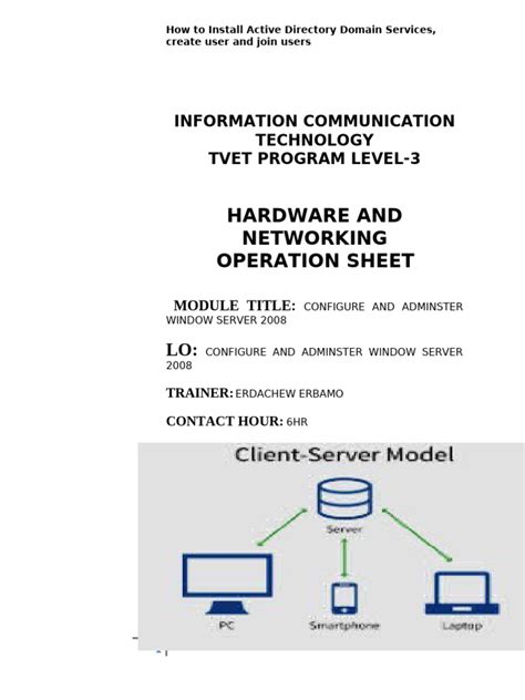 active directory and user pdf active directory domain name system