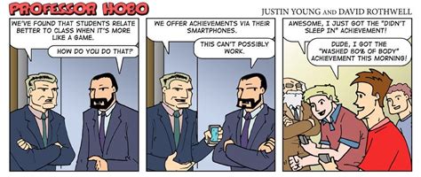 College Gamification Achievement Unlocked Rcomics