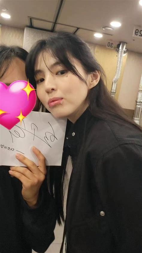 10 Photos Of Han So Hee Showing Off Her New Piercings On Her Lips And