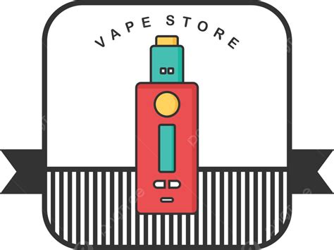 Vintagestyle Electric Cigarette Mod With Vaporizer Vector And Colorful