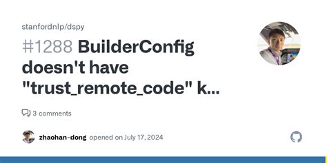 Builderconfig Doesnt Have Trustremotecode Key When Loading