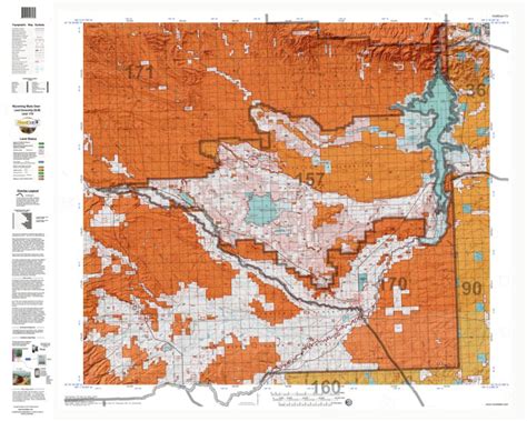 Huntdata Wyoming Land Ownership Map For Mule Deer Unit 170 By Huntdata