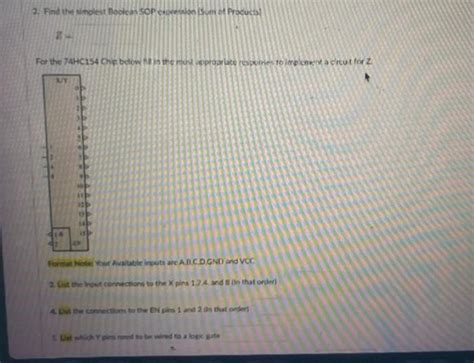 Solved Pic Z Abc Kne Is For Boolean Sop Expression All Part