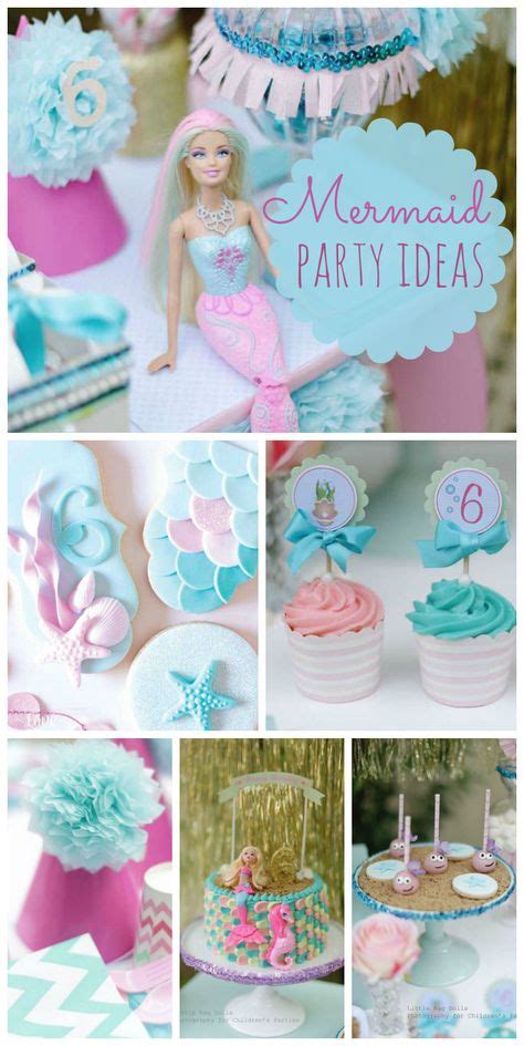 A Pastel Mermaid Girl Birthday Party With Amazing Decorations Cake