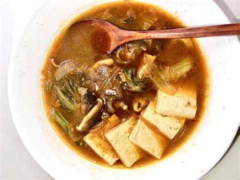 Easy Vegan Kimchi Jiggae Make Pure Thy Heart