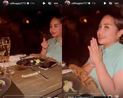 Momen Raffi Ahmad Dan Nagita Slavina Dinner Di Dalam Goa Romantis